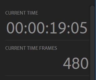 Show frames and timecode in the timeline, similar ... - Adobe Product ...