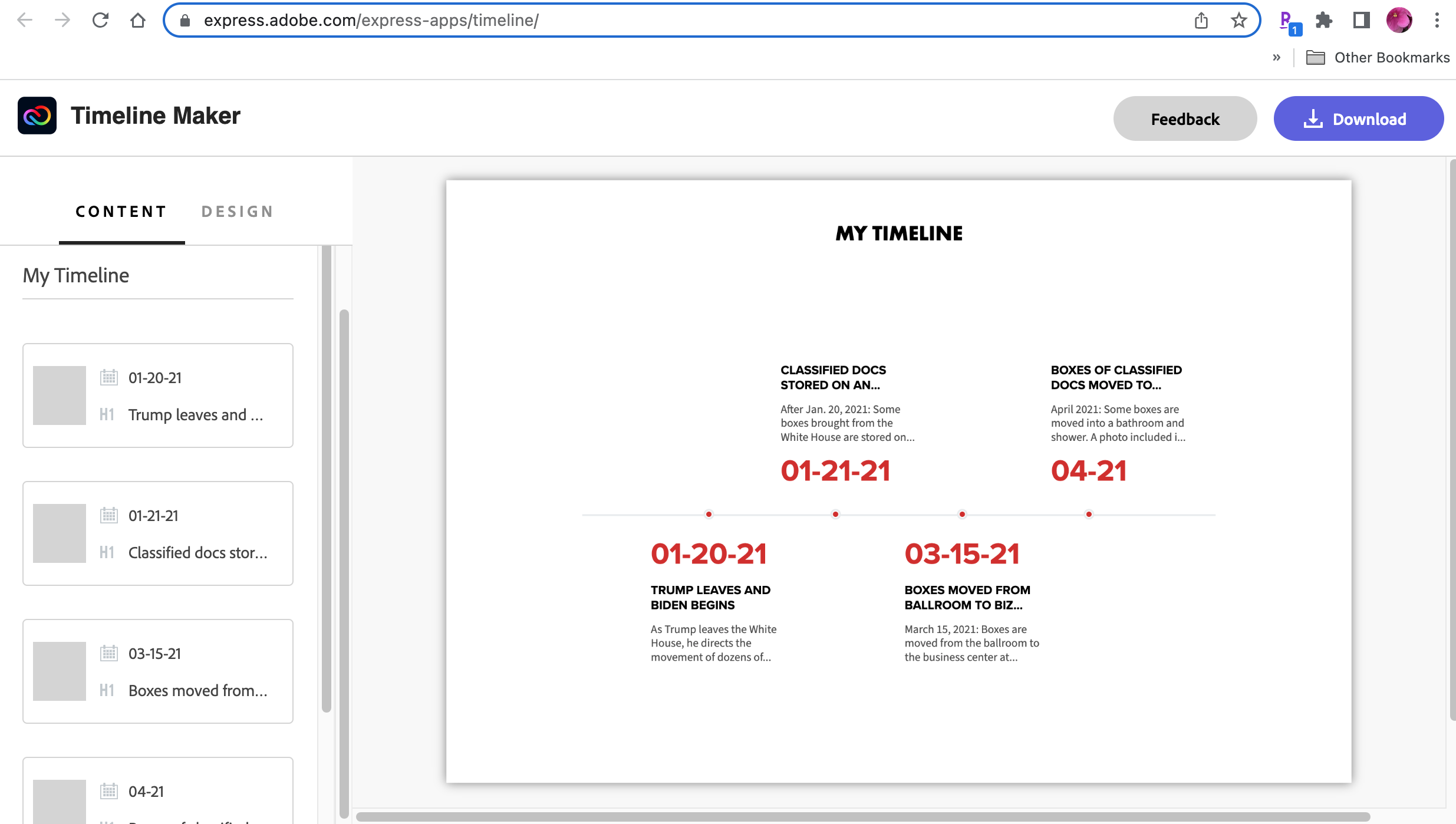 Adobe Timeline Maker - Adobe Product Community - 13873025