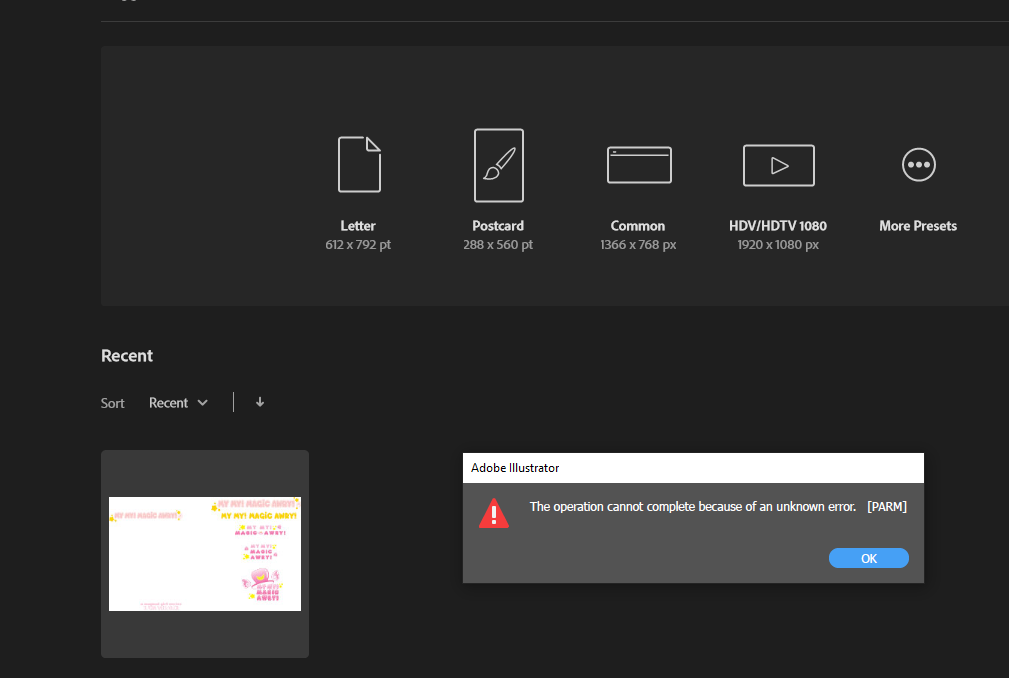 Image Trace - PARM Error on Illustrator 27.3.1 - Adobe Product Community - 13624011