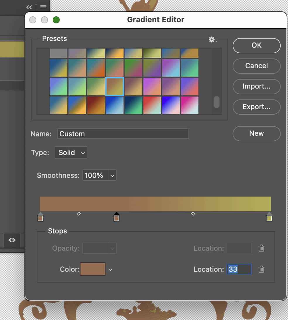 Solved: Missing Opacity Option in Gradient Editor - Adobe Product ...