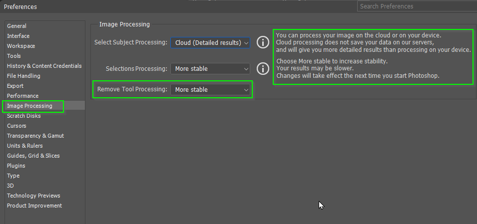 What determines performance of the AI remove tool? - Adobe Community ...