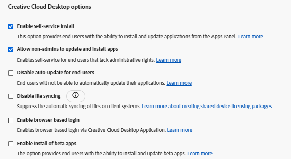 New Packaging features on the Adobe Admin Console - Adobe Product ...