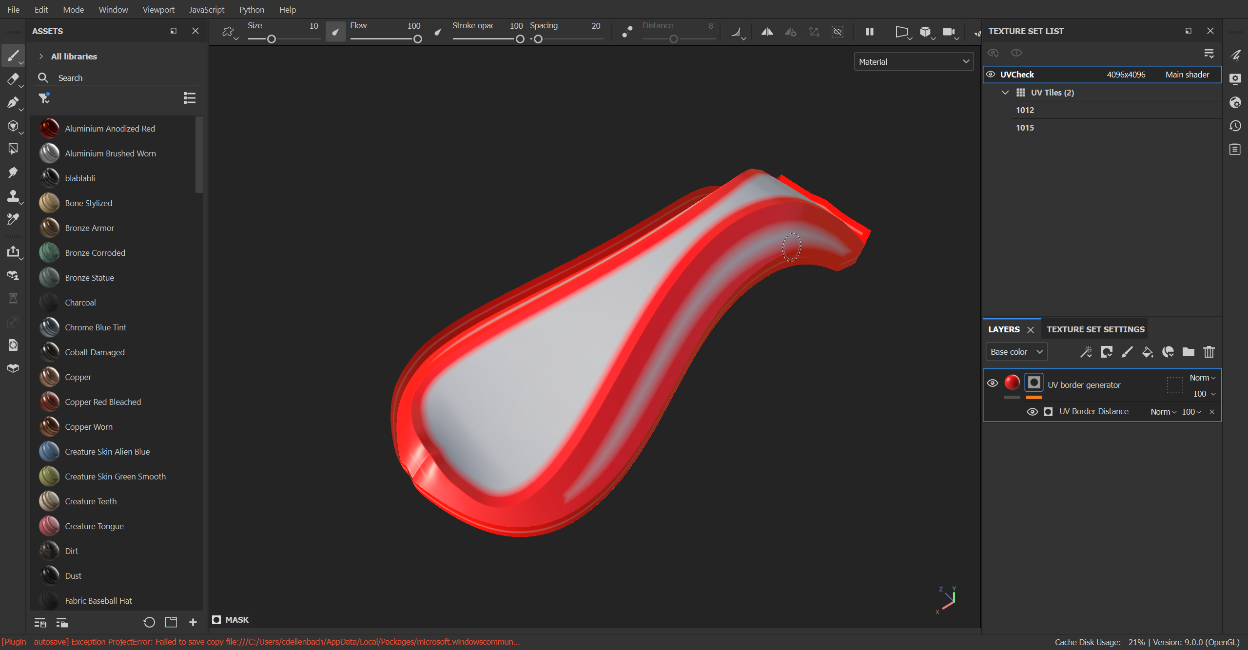 Solved: UV Border Distance Generator - Random dots on piec... - Adobe ...