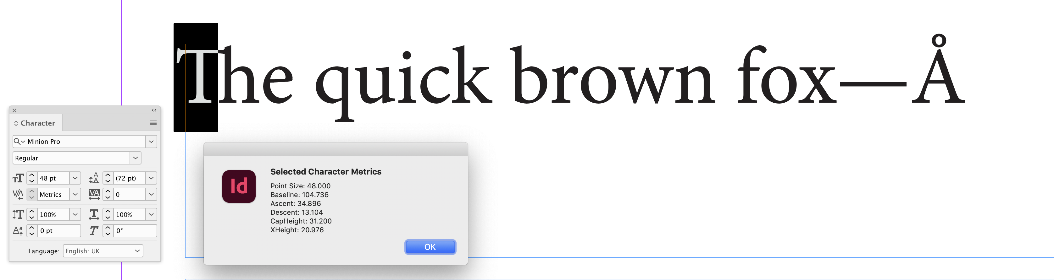 What font value does InDesign use for Ascend/Cap h... - Adobe Product ...