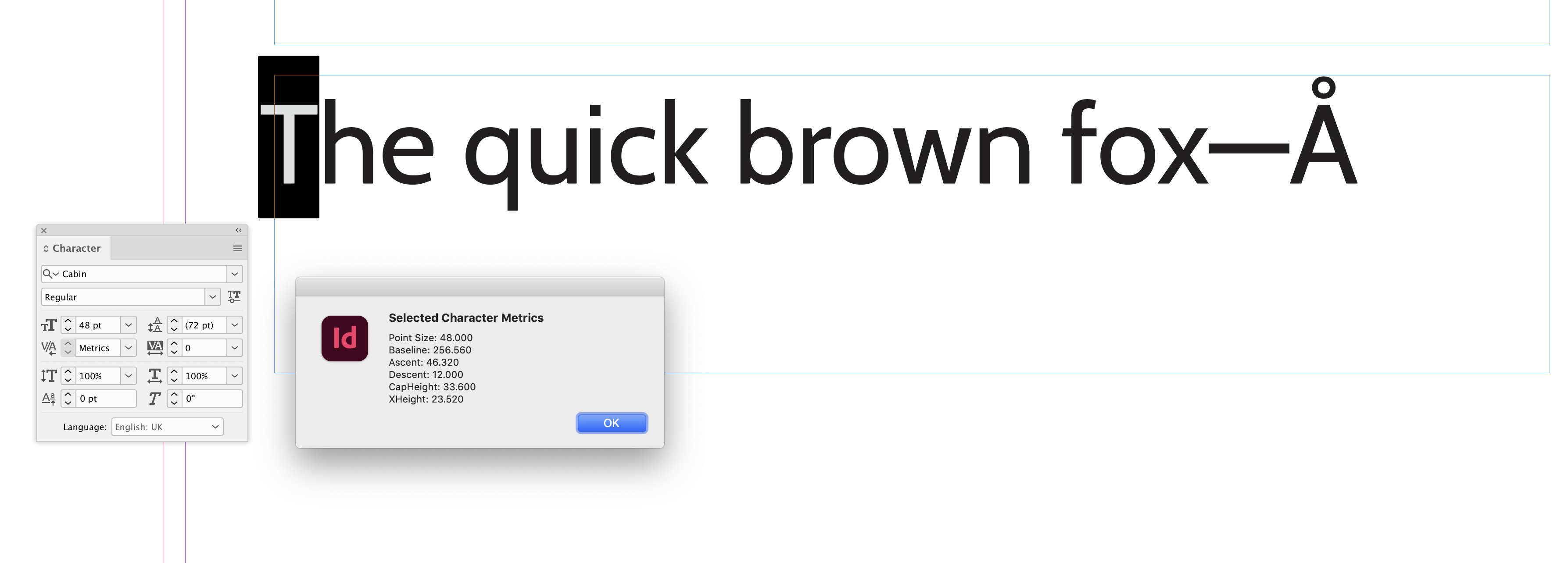 What font value does InDesign use for Ascend/Cap h... - Adobe Product ...