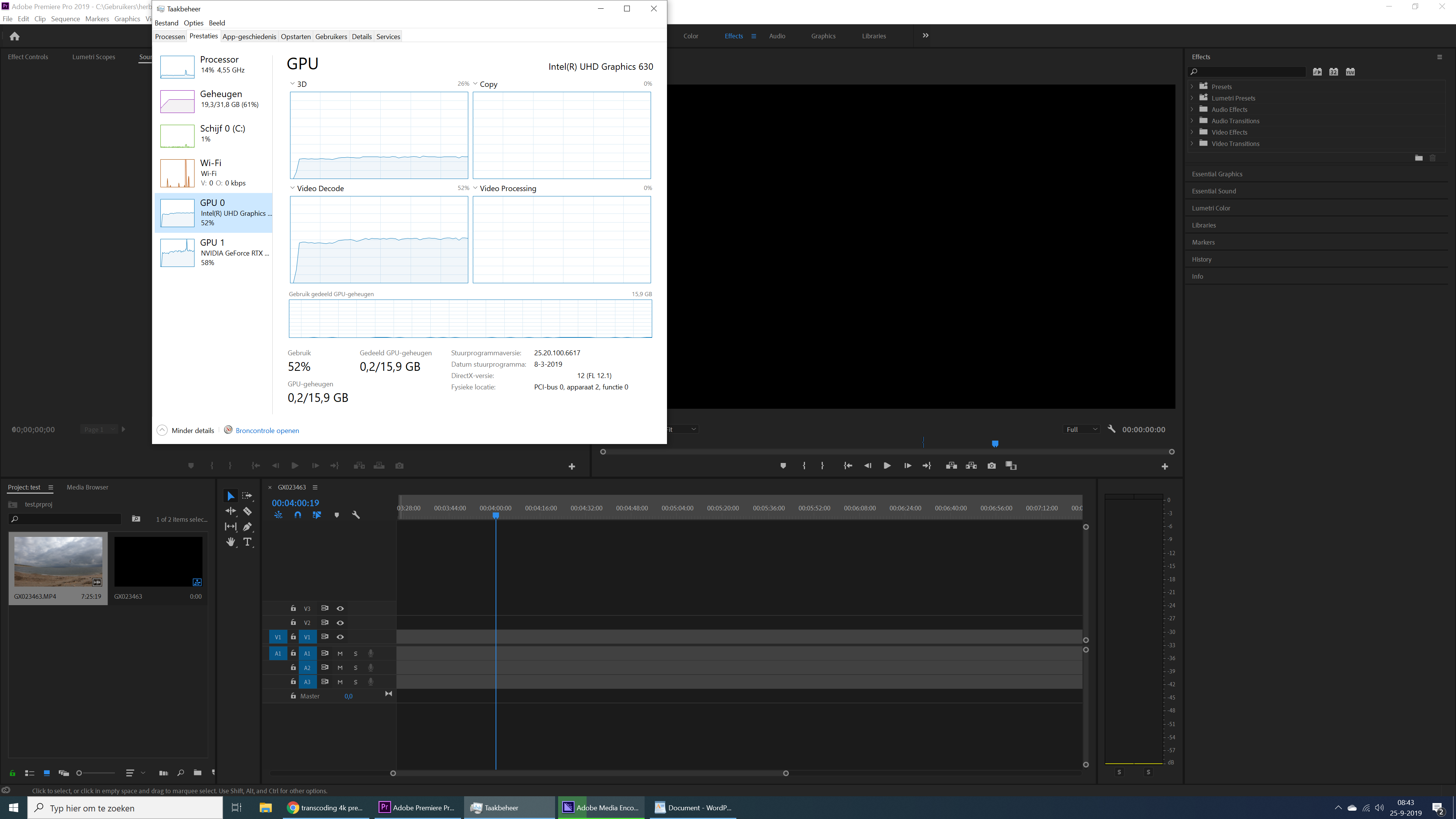 4k editing without proxies lagging premiere using ... - Adobe Product ...