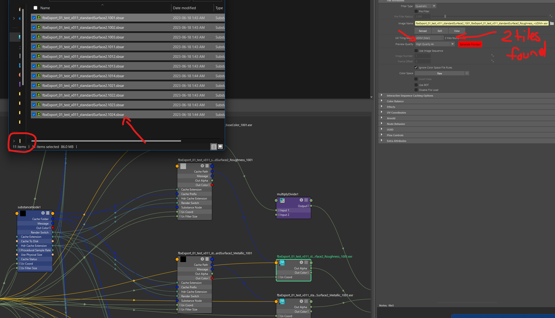 How to use UDIMs with substanceNode in Maya ? - Adobe Product Community - 13882296