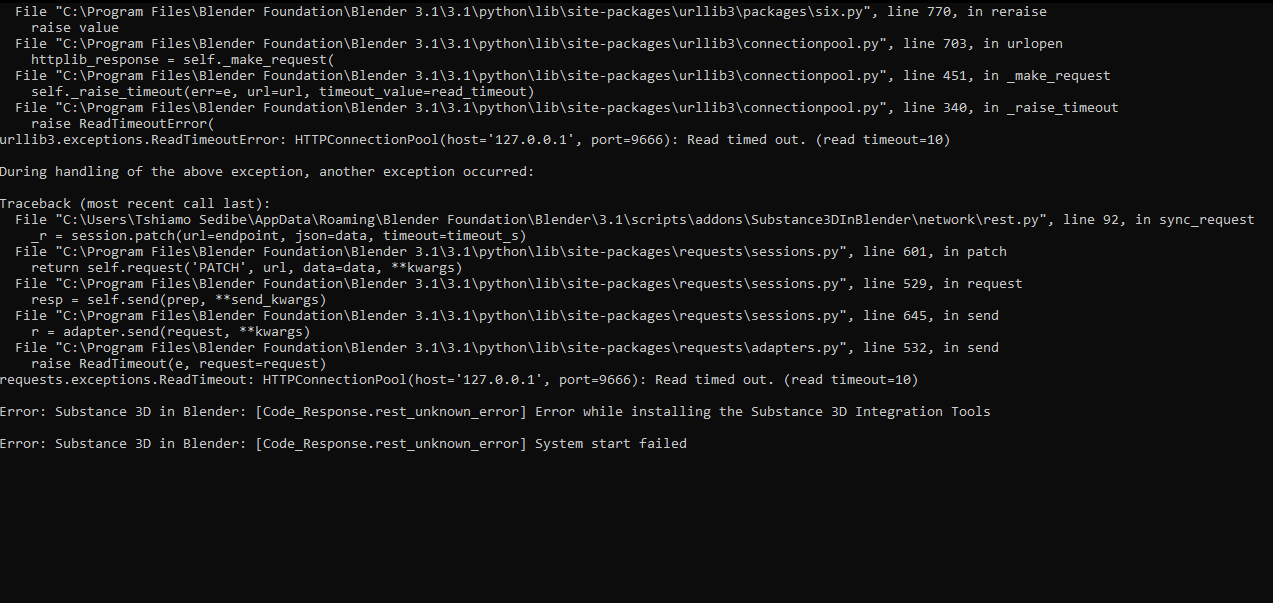 Substance addon broken in blender 3.0 - Adobe Community - 12689868