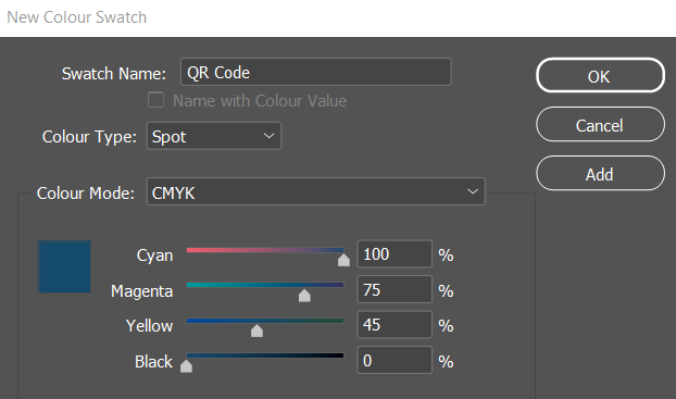 Re: Set QR code color via RGB Value? - Adobe Community - 13885869