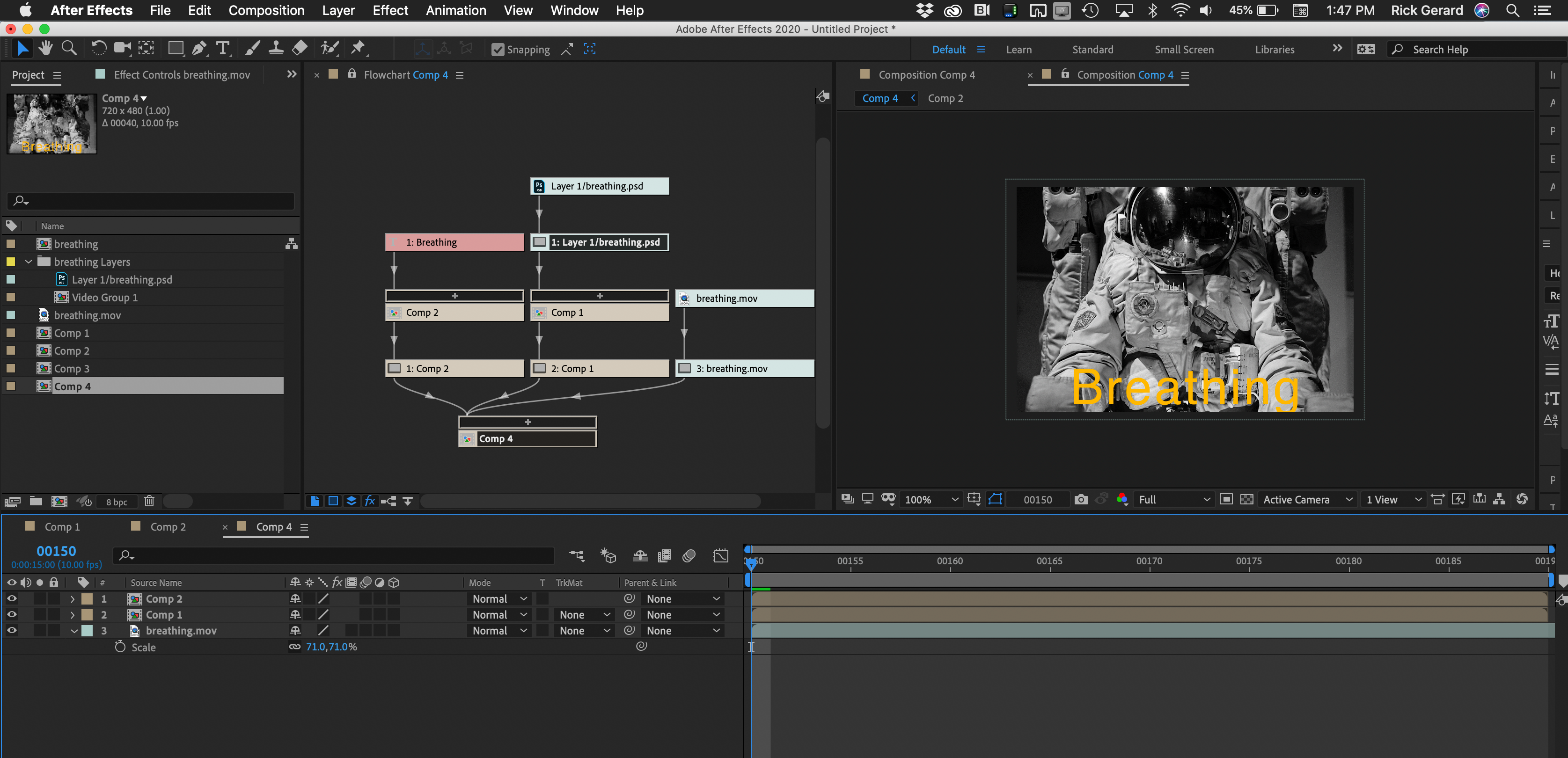 Dependent compositions in project panel - Adobe Product Community ...