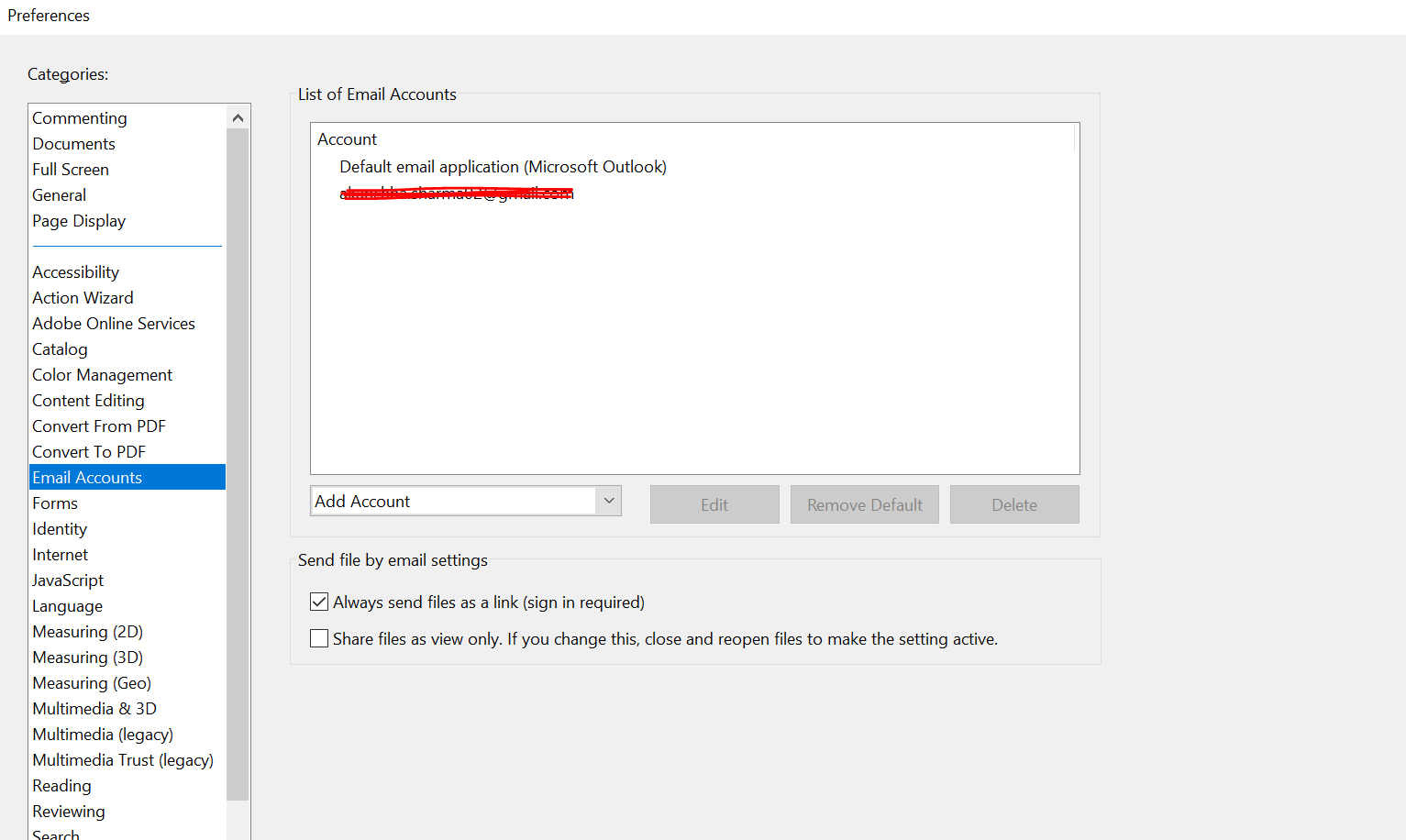 Default mail program not recognized - Adobe Product Community - 13847979