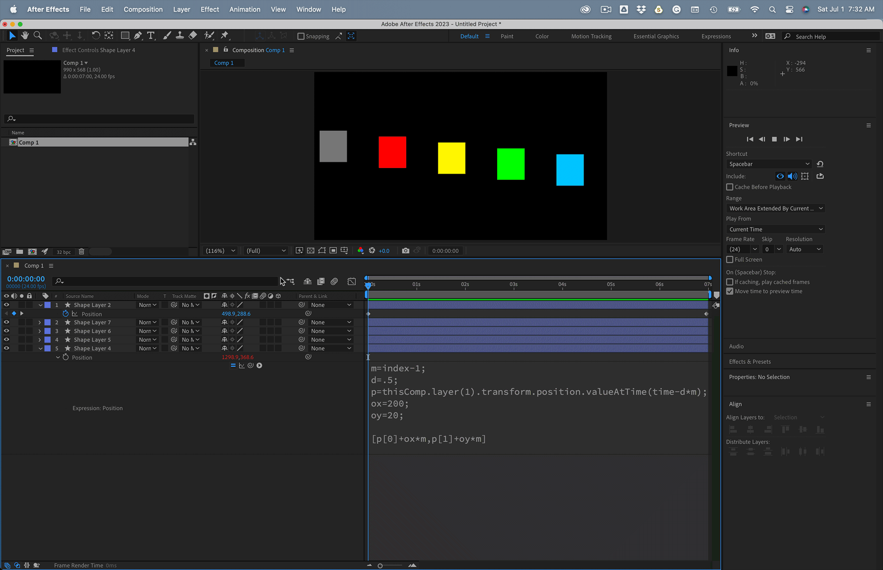 Expression to offset layers in position as well as... - Adobe Product ...