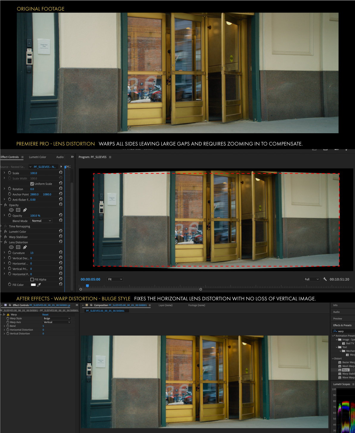 Simple "Bulge" Distortion in Premiere? - Adobe Product Community - 13910863