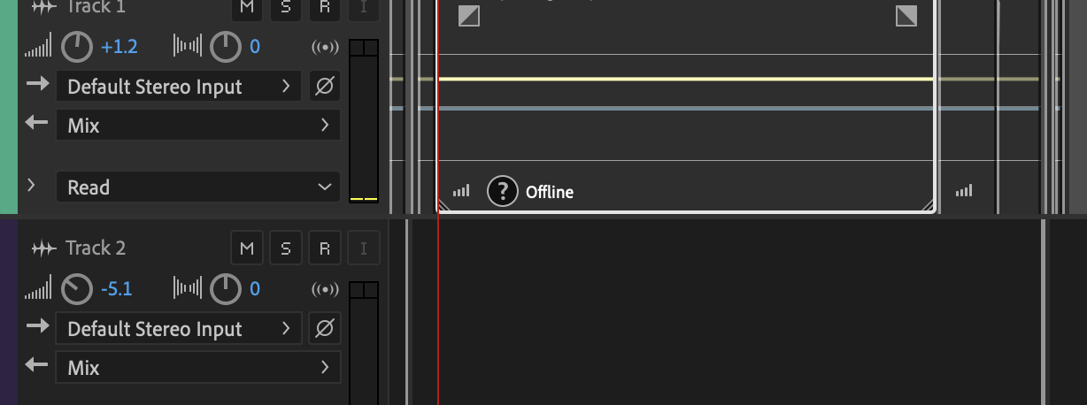 Lost audio but edits still visible - Adobe Community - 13921685