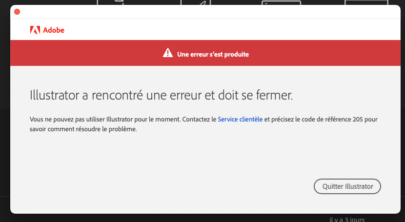Solved: Illustrator a rencontré une erreur doit se fermer.... - Adobe ...