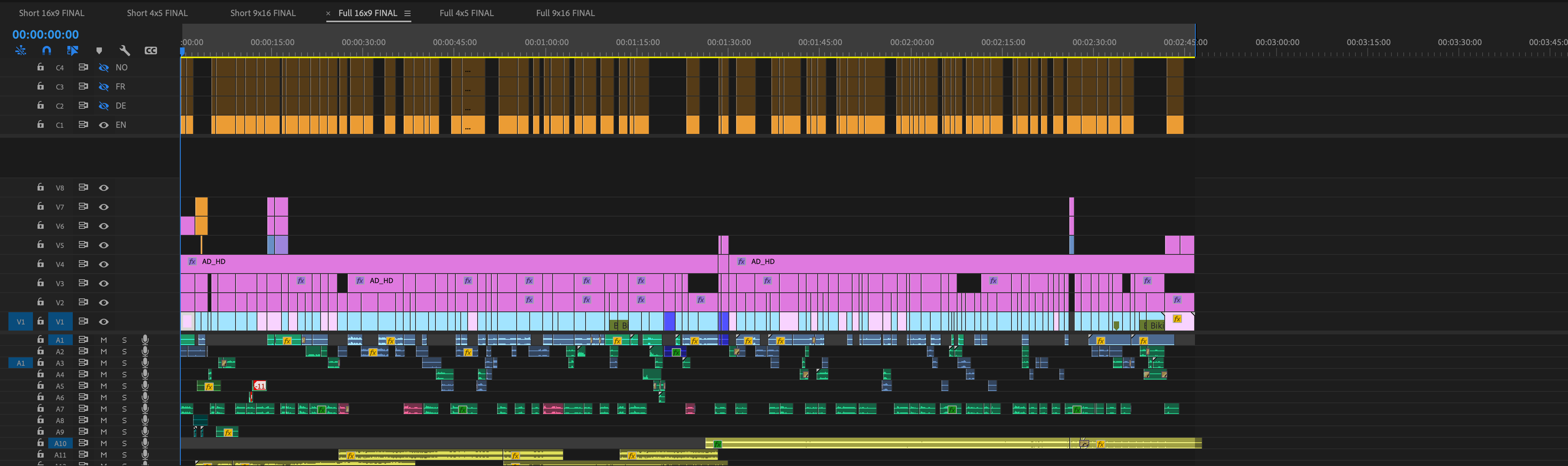 Batch export with different hardcoded subs - Adobe Community - 13925987