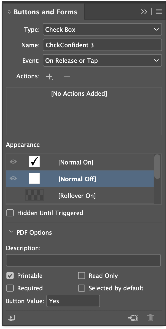 use your own symbols as checkboxes - Adobe Product Community - 13933474