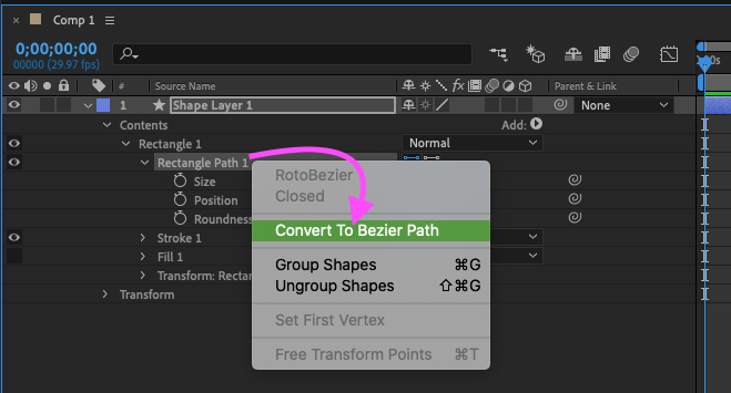 Solved: Animate a rectangle without modifying its rounding... - Adobe ...