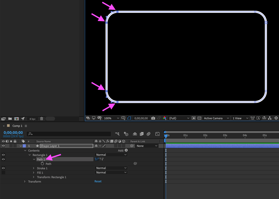 Solved Animate A Rectangle Without Modifying Its Rounding Adobe