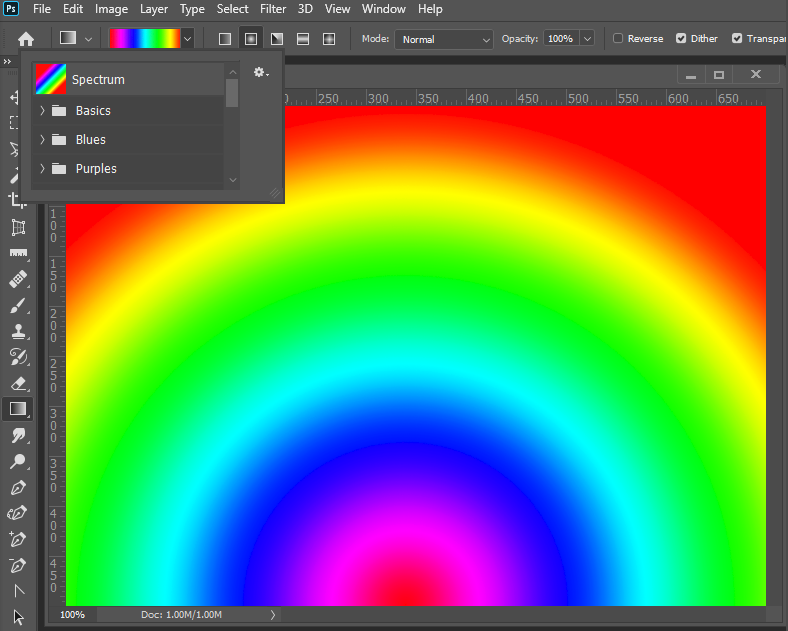 How to create this rainbow circular gradient? - Adobe Community - 10918367