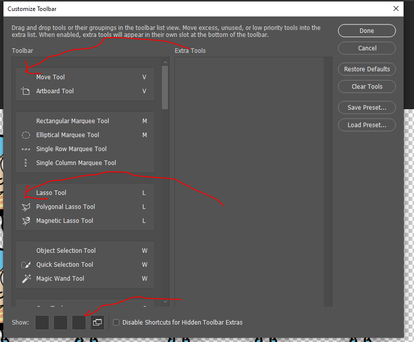 Toolbars default icons are gone. - Adobe Product Community - 13939393