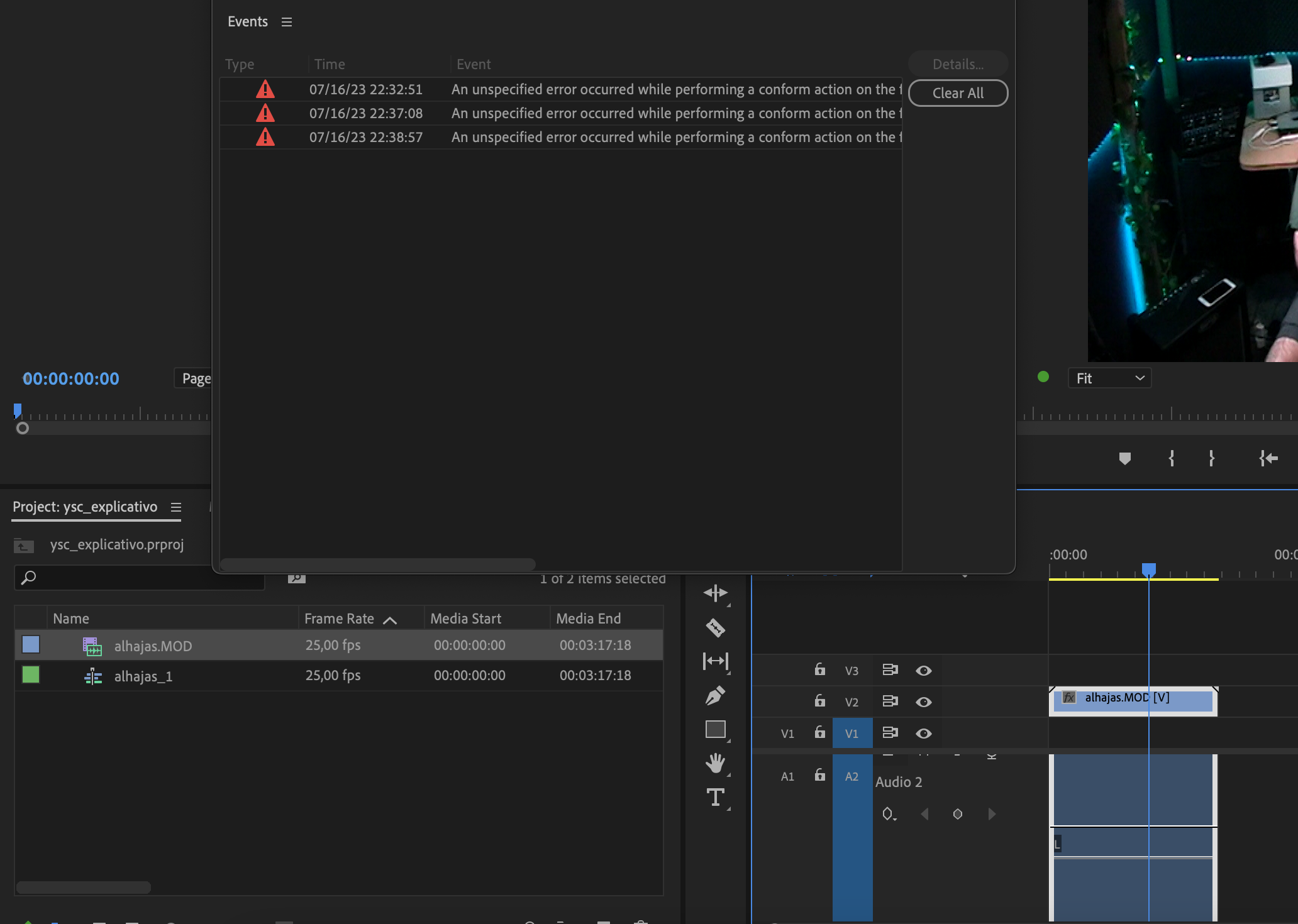 MOD. file problem - Premiere doesn´t import audio - Adobe Community ...