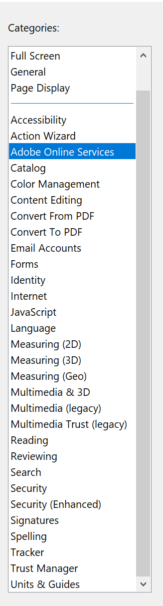 Update settings do not exist in Acrobat Pro - Adobe Product Community ...