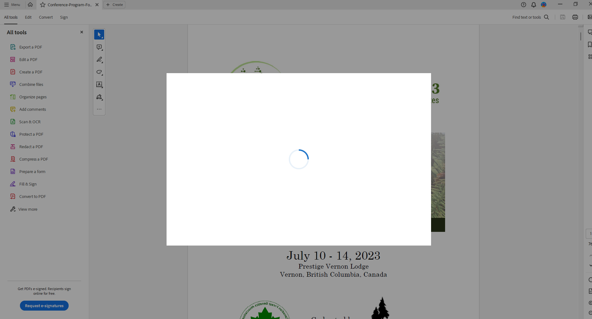 Strange loading windows pops out when opening PDF ... - Adobe Product ...