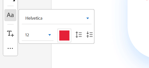 How to format text when using add text tool in new... - Adobe Product Community - 13944344