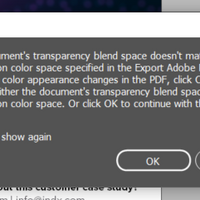 How to fix "document's transparency blend space or... - Adobe Product ...