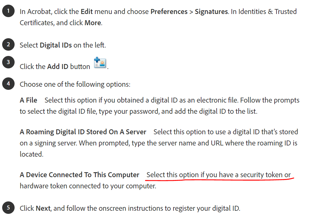 How to integrate hardware security tokens into Ado... - Adobe Product ...