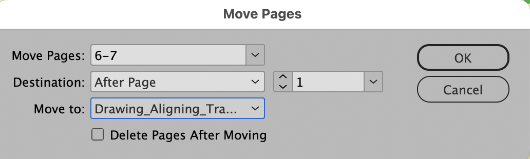 Moving pages going awry - Adobe Community - 13947444