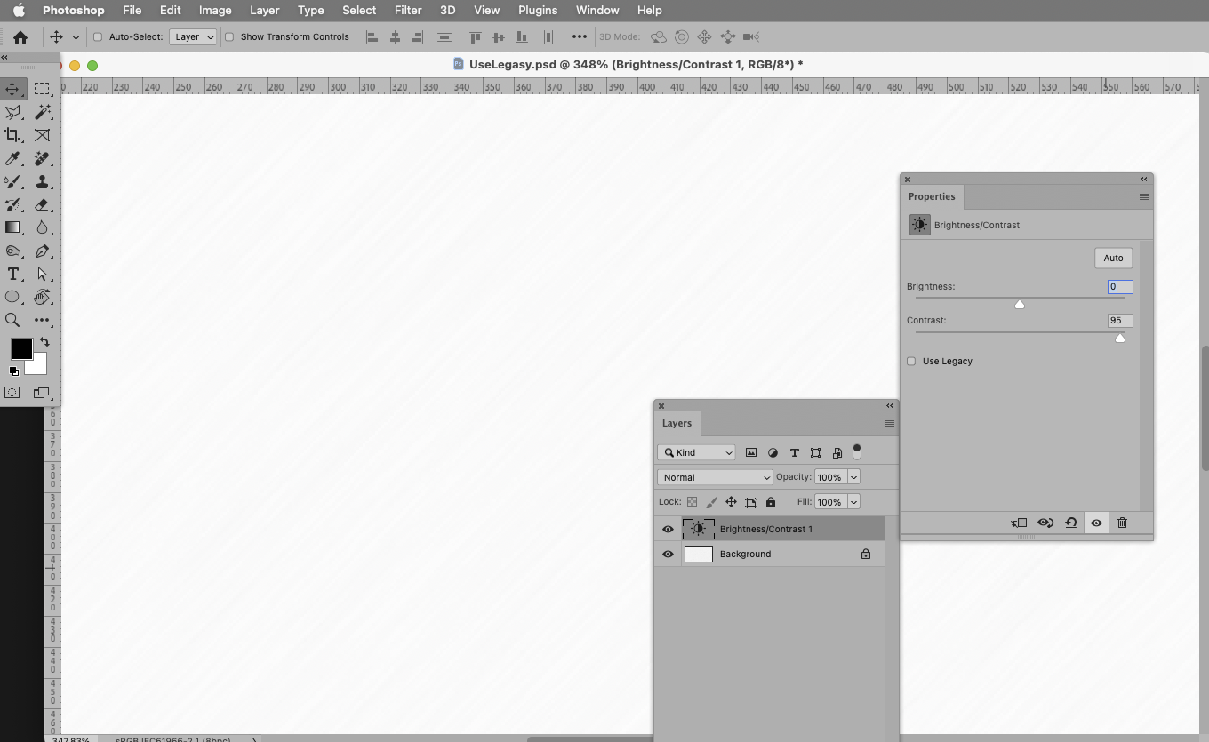 Re: Why in Adjustment Layer Brightness/Contrast in... - Adobe Support ...