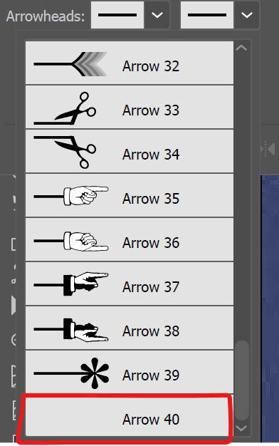 Selecting custom stroke arrowhead results in crash... - Adobe Community - 13950094