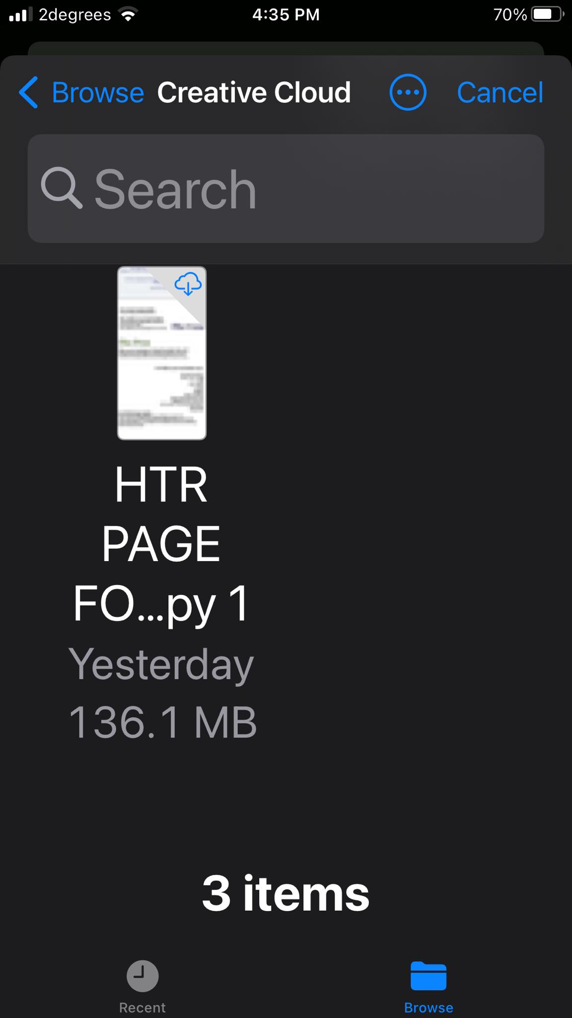 iOS app not syncing, can't upload from the cloud. - Adobe Product Community - 13952283