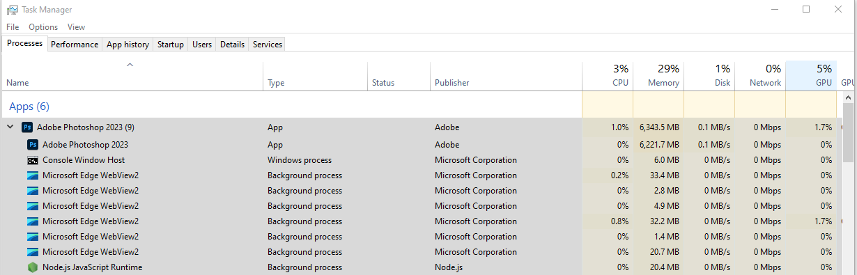 Photoshop is a memory hog - Adobe Community - 13956426