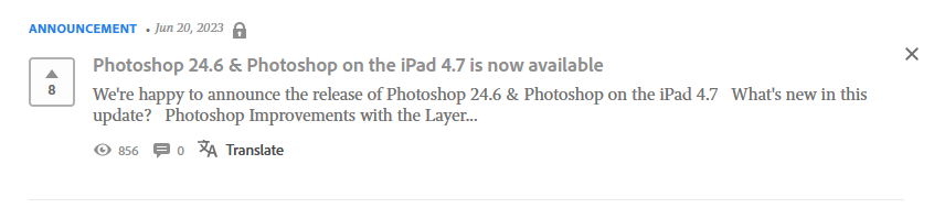 Photoshop 24.7 release notes? - Adobe Community - 13961179