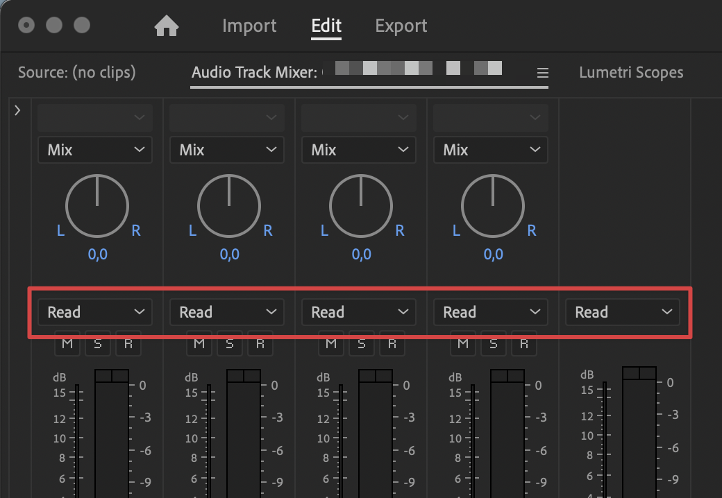 Automation Mode switches to Touch each time Premie... - Adobe Community ...
