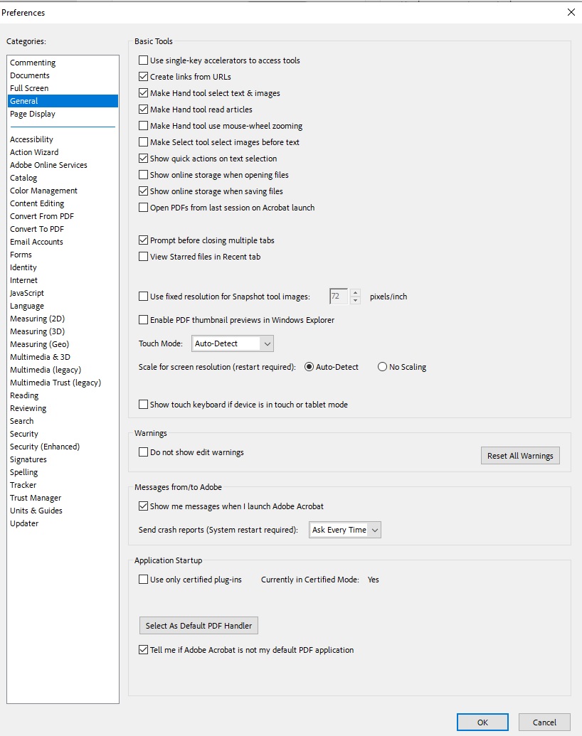 "open documents as new tabs in the same window" no... - Adobe Product ...