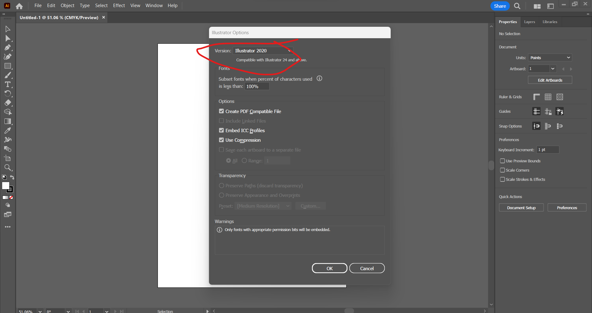 Adobe Illustrator version export Illustrator 2020 - Adobe Community ...