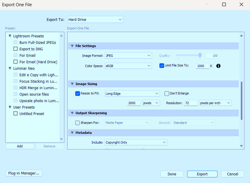 Lightroom Classic Export is cropping rather than s... - Adobe Product ...