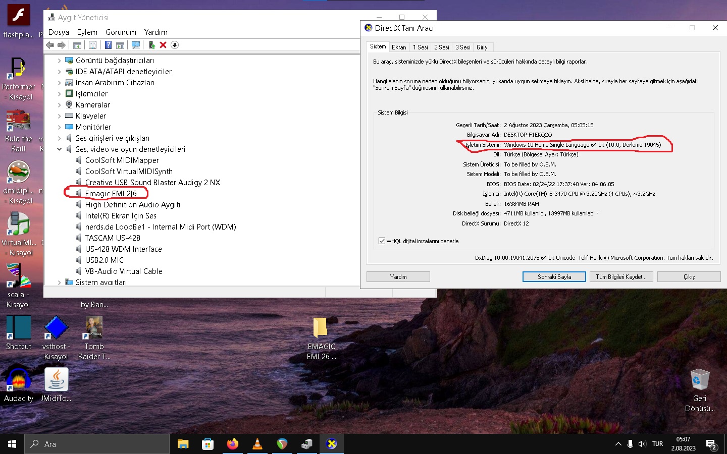 Win10 and Soundcard Emagic EMI 2|6 - Adobe Product Community - 11887883
