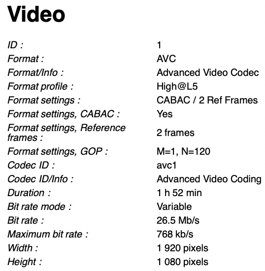 what is Maximum Bitrate of H264 ? - Adobe Product Community - 13980460