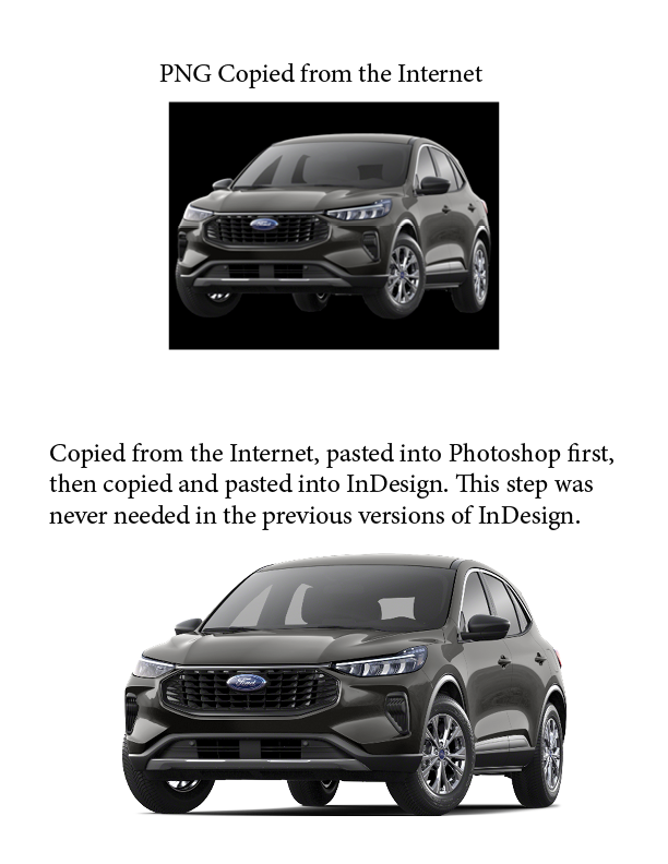 Paste transparent PNG into InDesign black backgrou... - Adobe Product ...