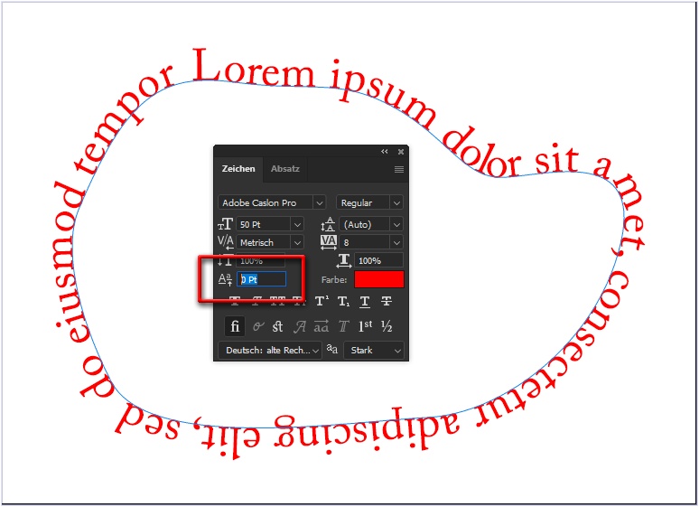 Solved: Can I offset text to a path in Photoshop? - Adobe Product ...