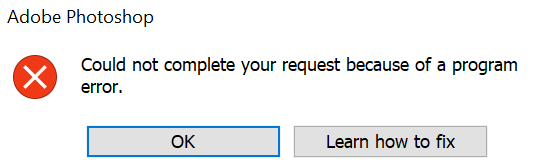 Annoying error message opening a file - Adobe Community - 13985617