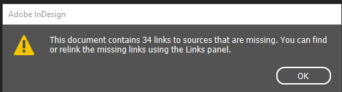 Indesign broken links to photo's - Adobe Product Community - 13990944