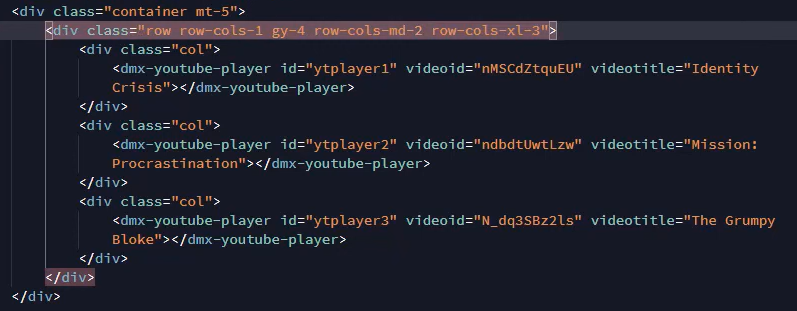 Solved: How do I position an iframe in a bootstrap 5 Grid-... - Page 2 - Adobe Community - 13991127