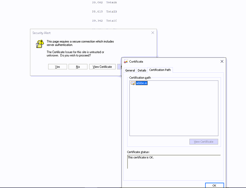Security Alert Message w/Adobe Acrobat - Adobe Community - 13991403