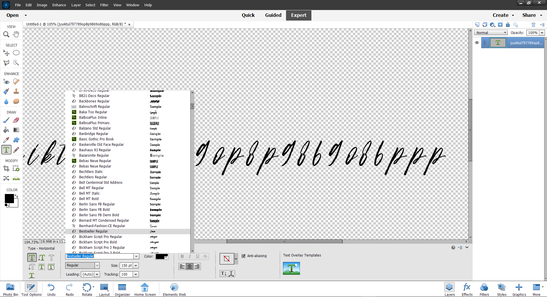 PSE 2023 Installed Font Issues - Adobe Community - 13988286